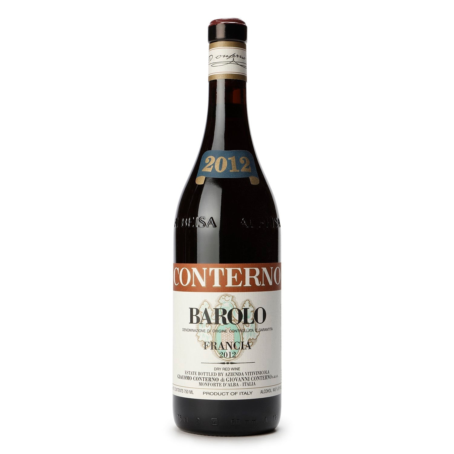 Giacomo Conterno: Barolo, Francia 2012 – Sotheby's Wine