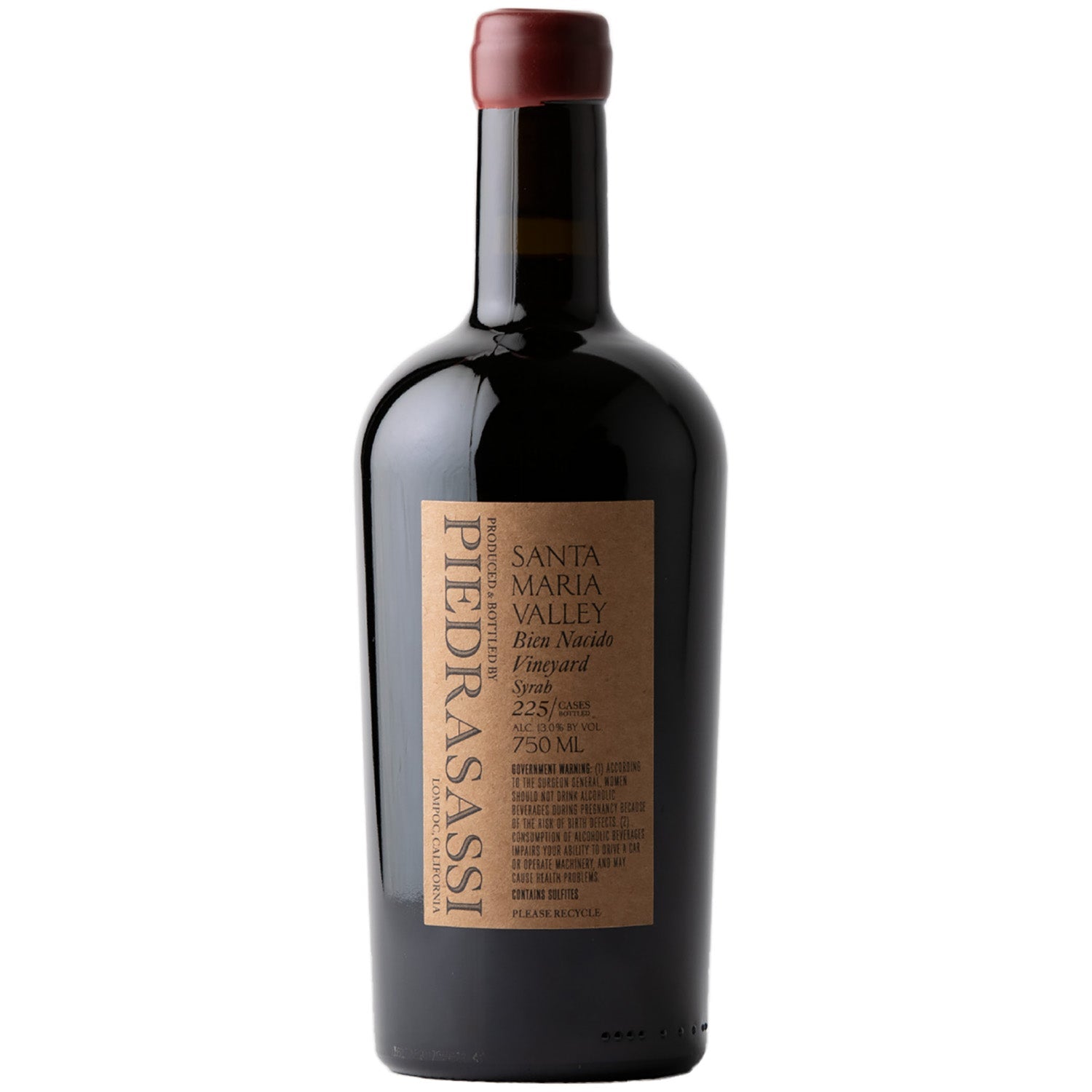 Piedrasassi: Santa Maria Valley, Bien Nacido Vineyard Syrah 2019 ...